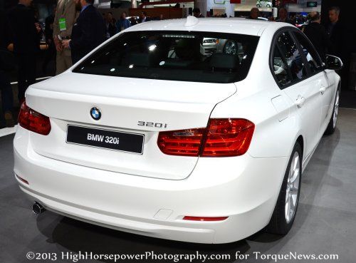 The rear end of the BMW 320i | Torque News